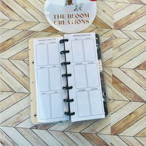 Hand Crafted | Office | Happy Planner Skinny Mini Size Weekly Layout ...